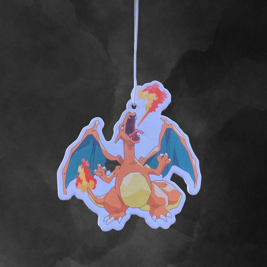 Charizard Anime Air Freshener - Lemon Scent - FREE Postage - Etsy ...