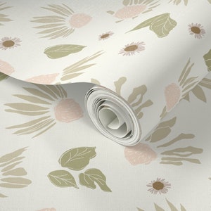 Pretty Sunflower Wallpaper in Peel and Stick and Prepasted, Textured ...
