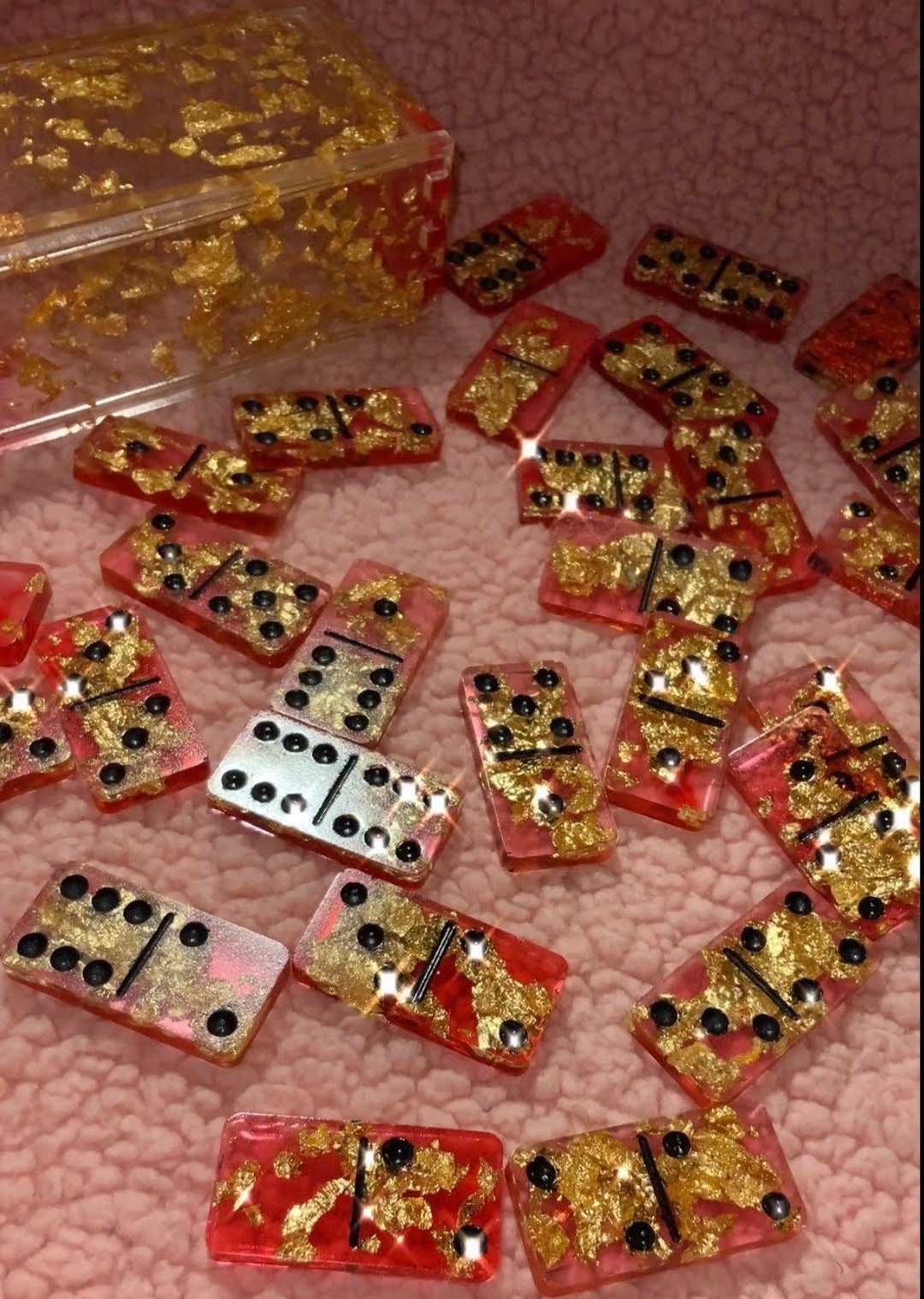 Custom Dominoes With Storage Box - Etsy