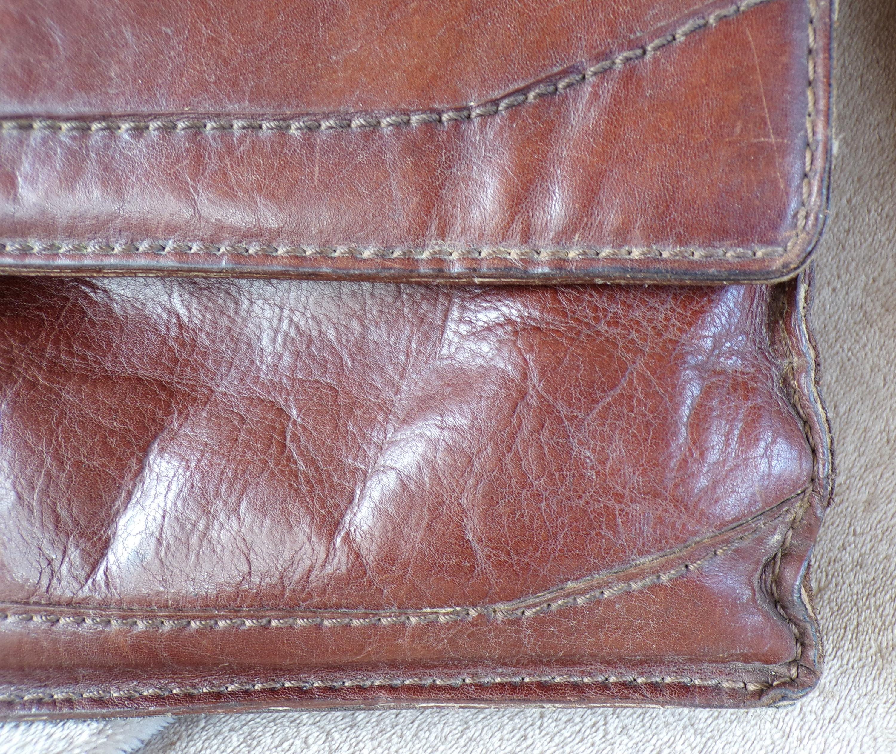 Mid 20th Century Leather Attache Case With Working Lock Nice Patina - Etsy