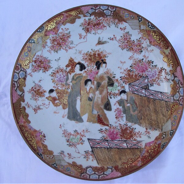 Hand Painted Charger - Etsy