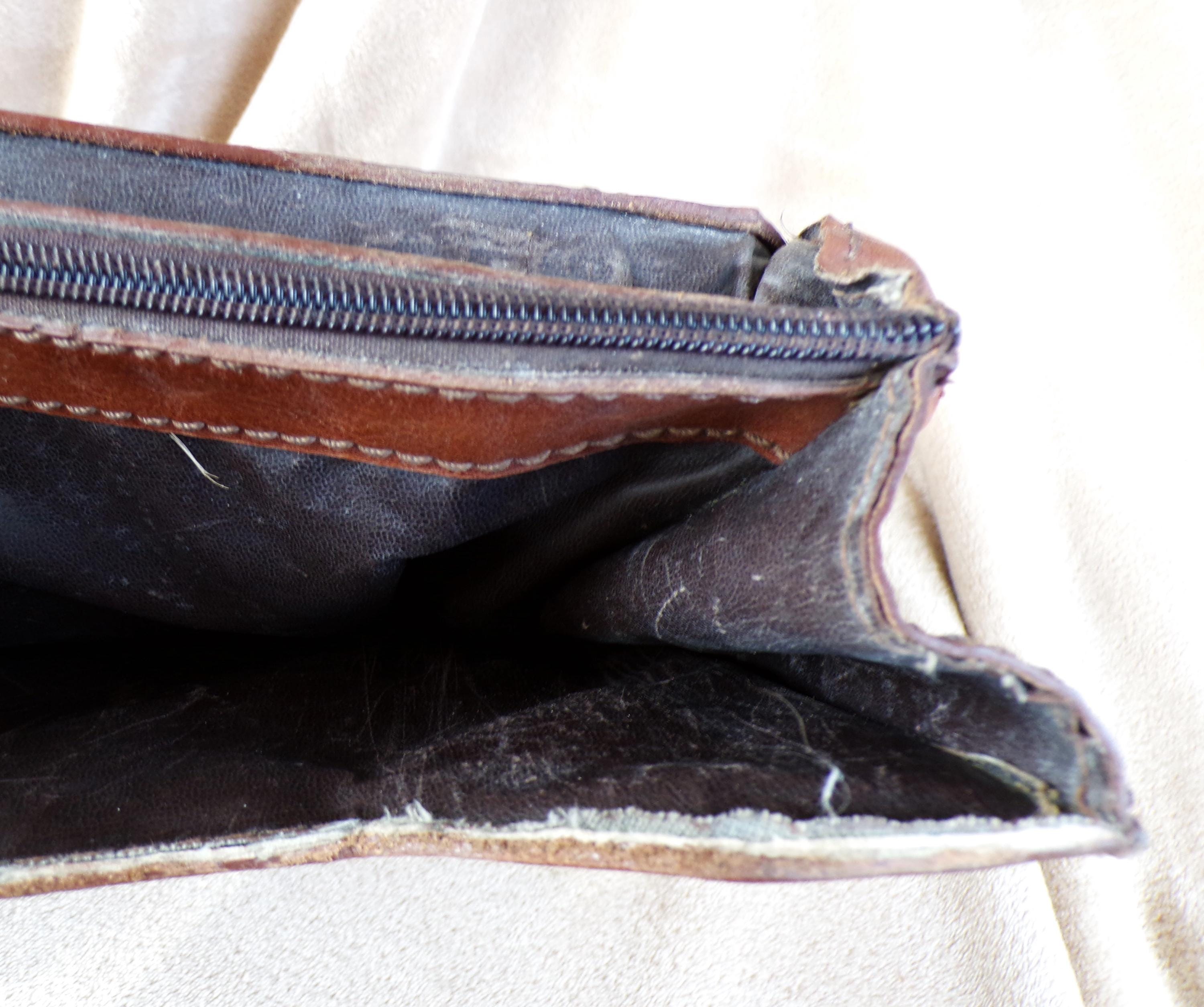 Mid 20th Century Leather Attache Case With Working Lock Nice Patina - Etsy