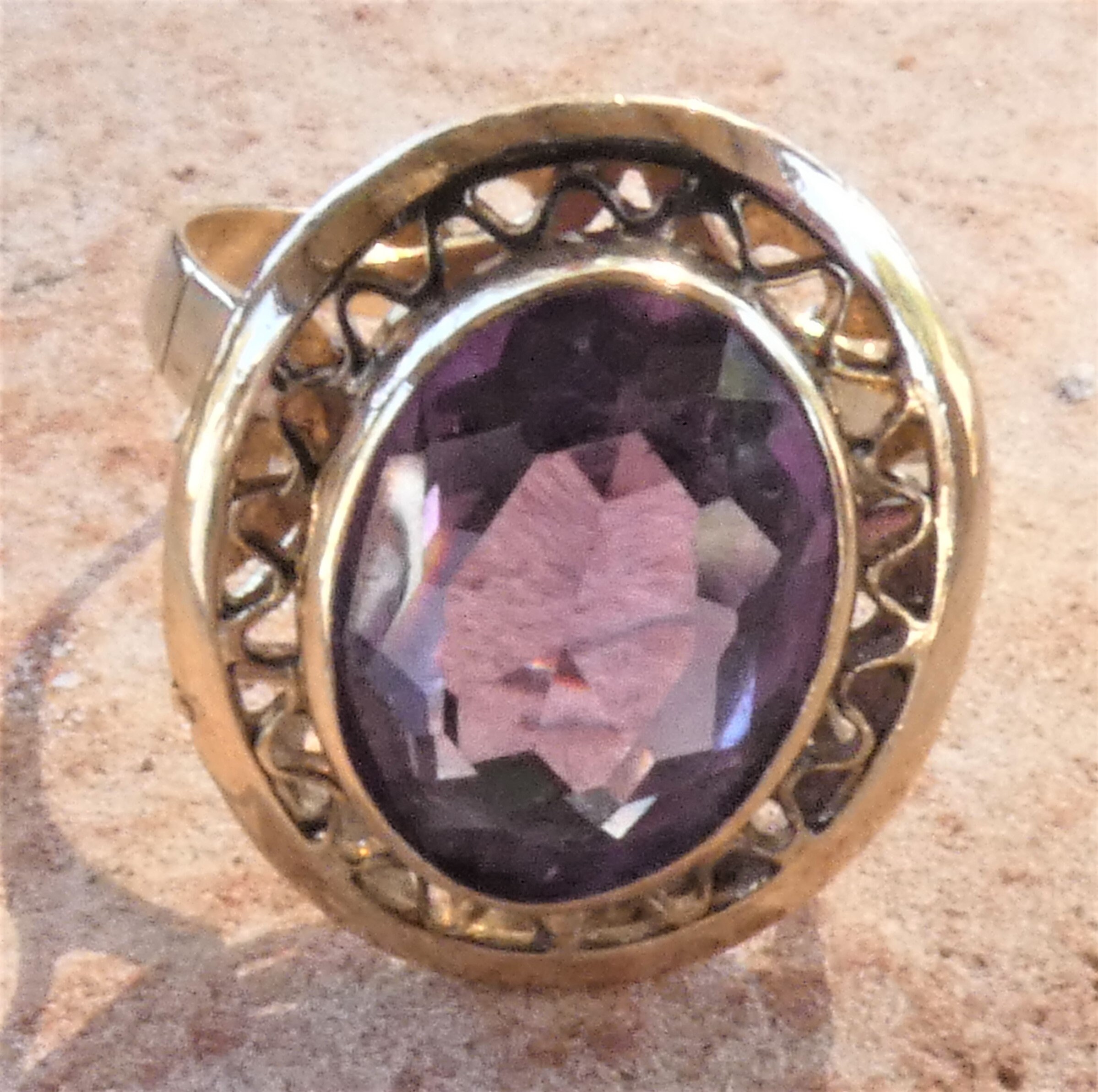 Vintage 18ct Colour Change Corundum Ring - Etsy