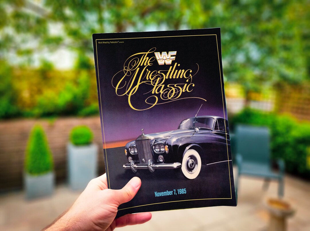 Custom WWF PPV Event Program / Magazine WWE Hulk Hogan Undertaker Stone ...