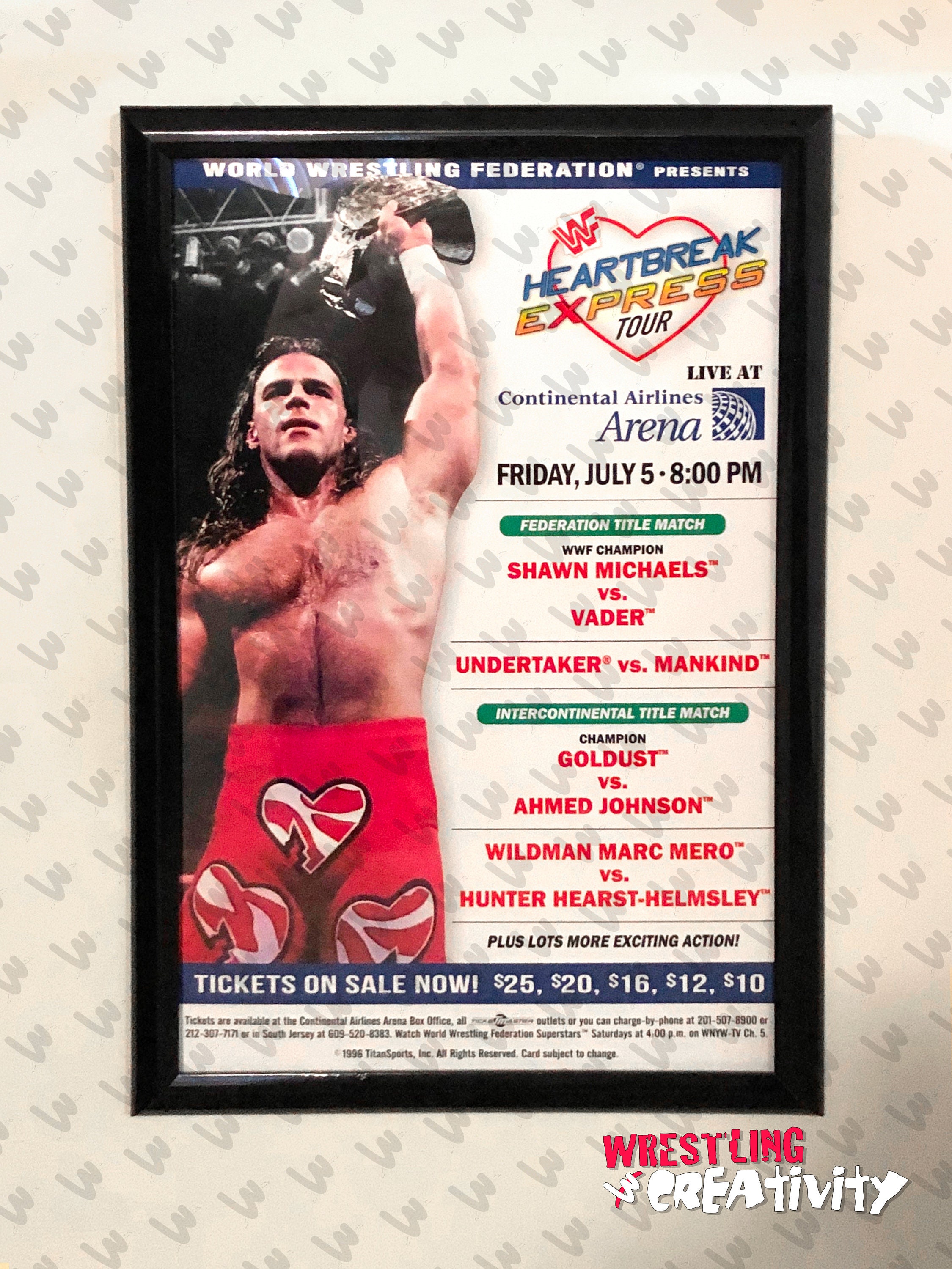 Custom WWF Poster Event Advertisement 12x18 Poster WWE, AEW Pro ...