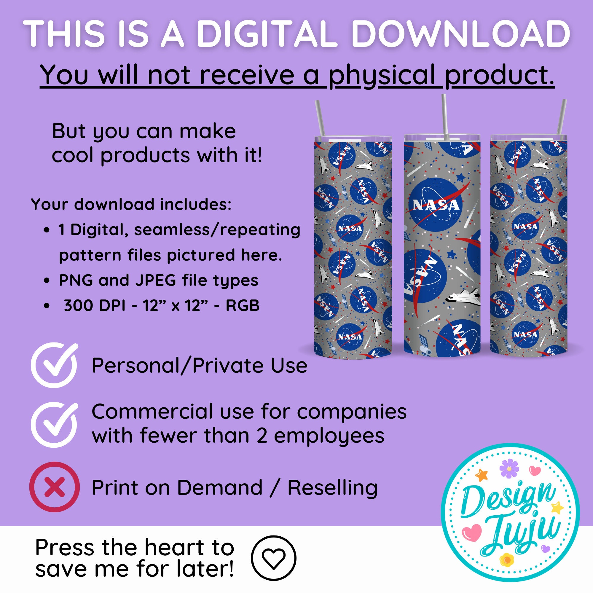 NASA Retro Space STEM - Seamless Repeat Pattern for Fabric /digital or ...