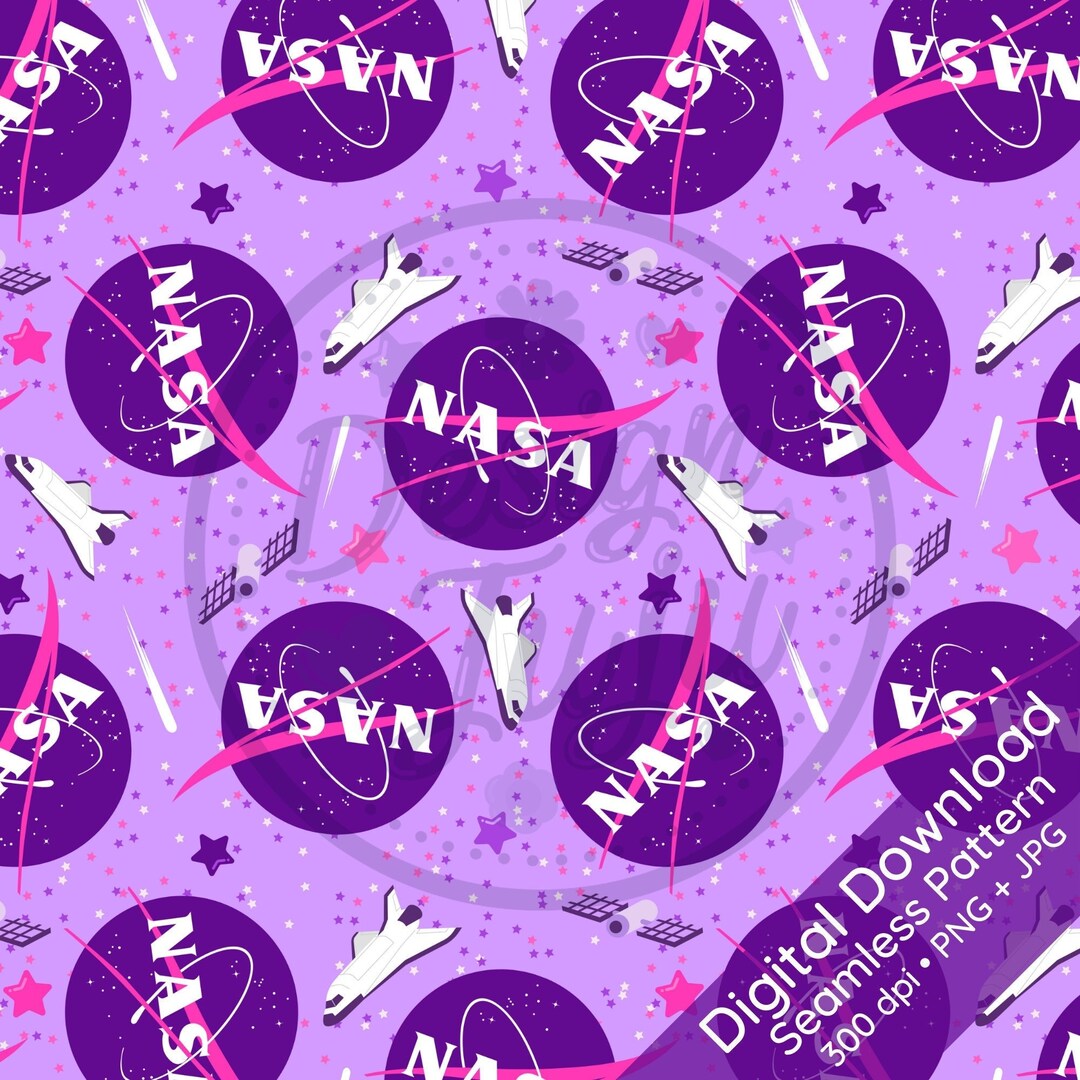 NASA Girls in STEM - Seamless Repeat Pattern for Fabric /digital or ...