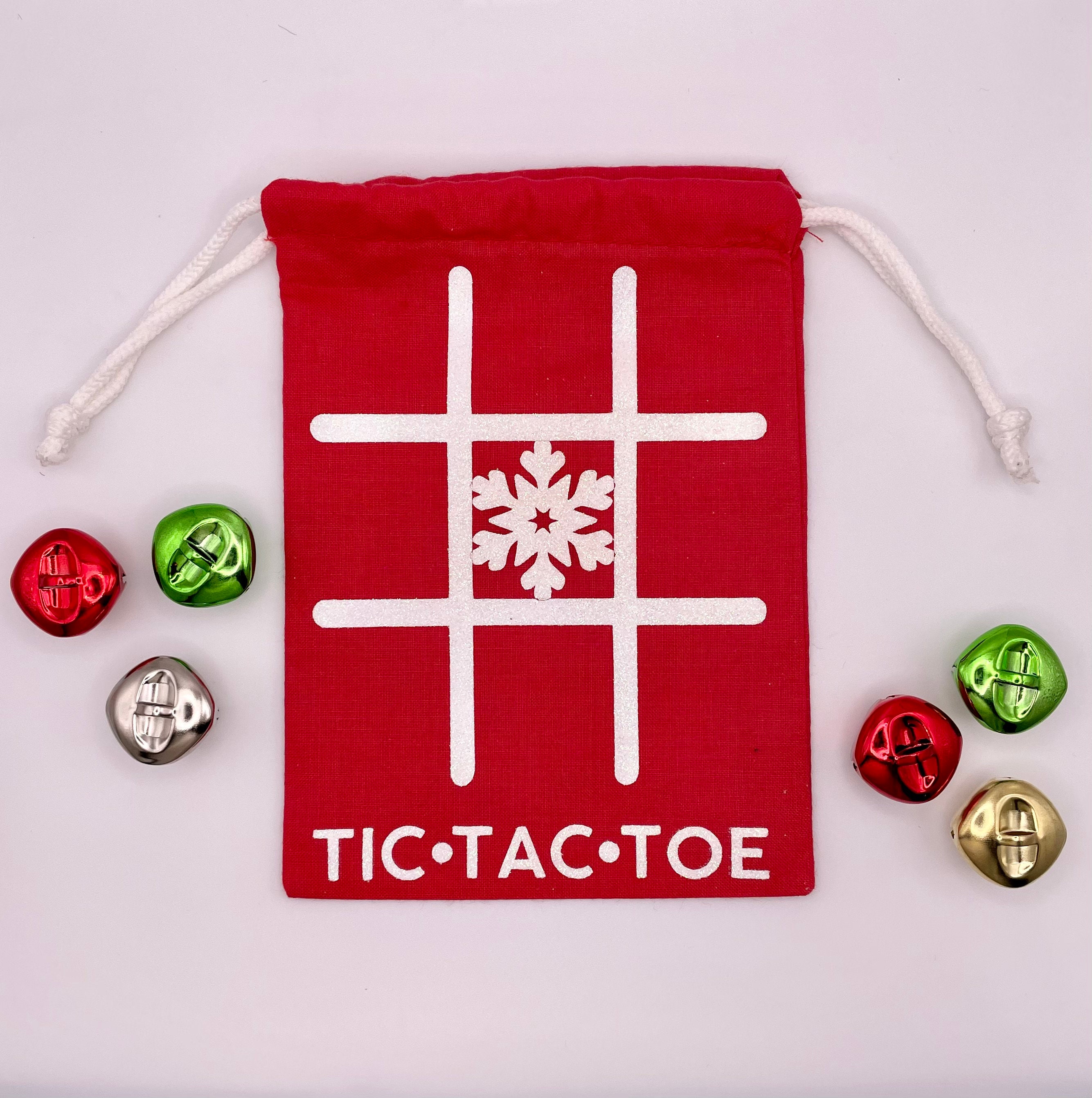 Holiday Tic Tac Toe Game Set Stocking Stuffer Holiday Gift - Etsy