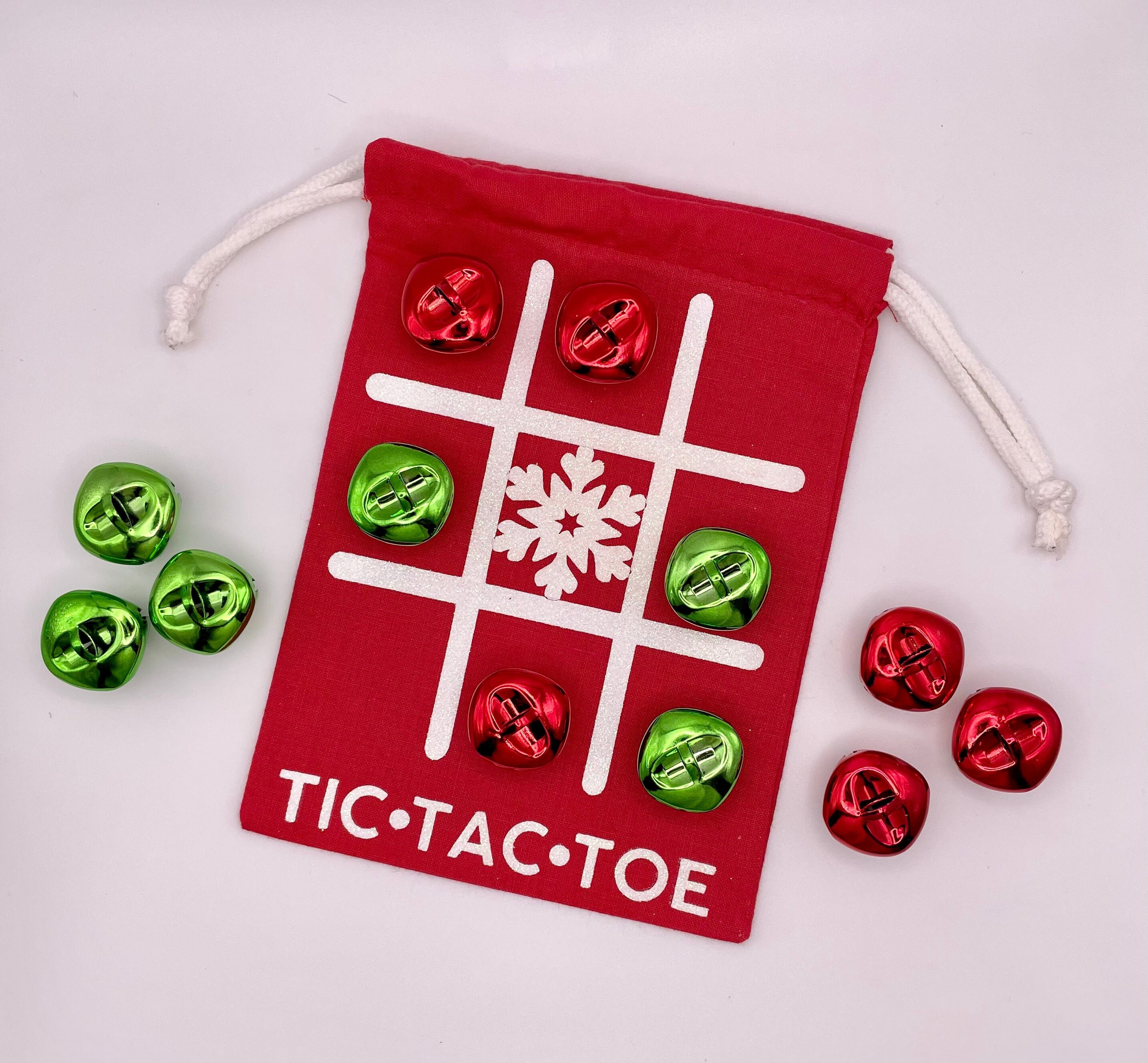 Holiday Tic Tac Toe Game Set Stocking Stuffer Holiday Gift - Etsy
