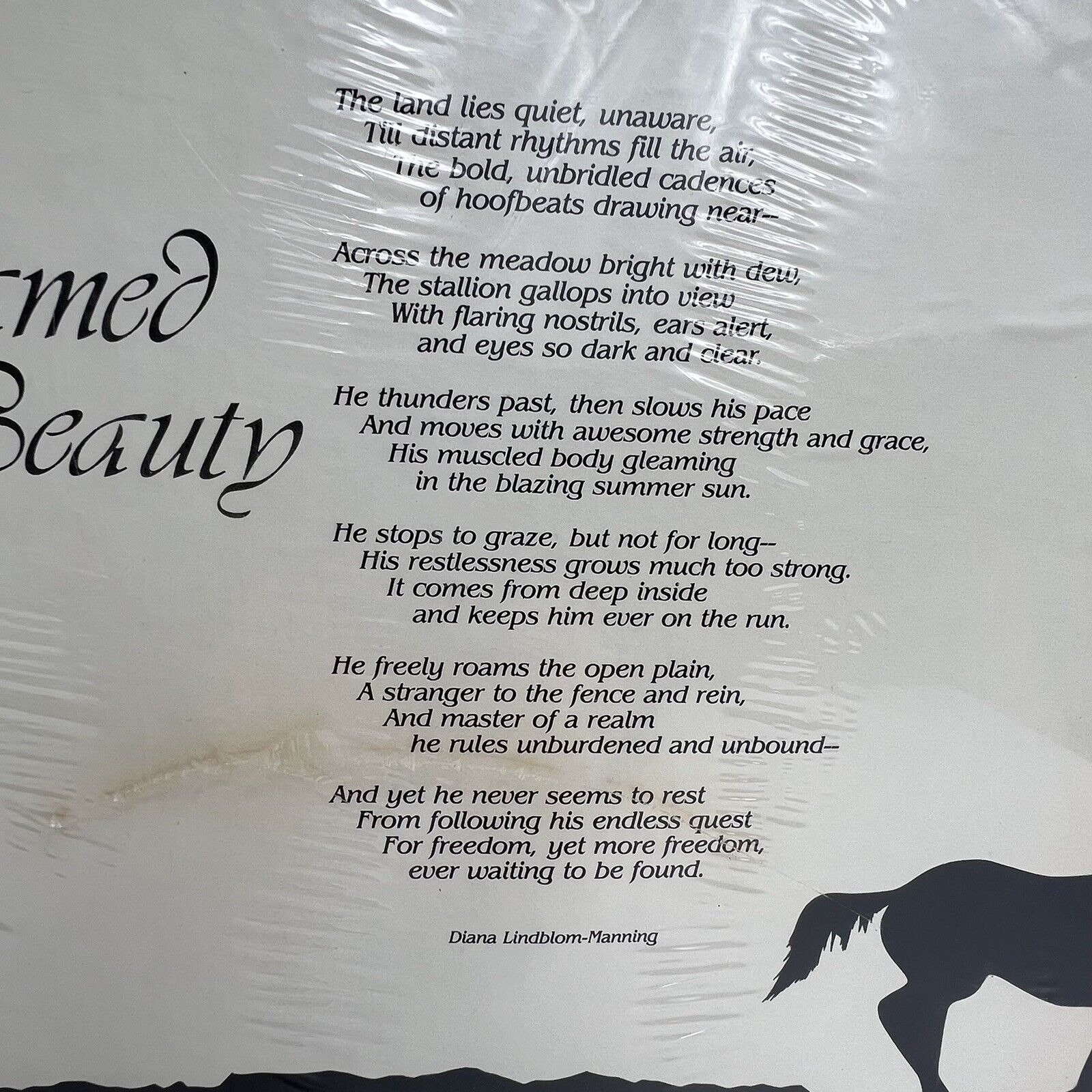 Springbok Puzzle Untamed Beauty Galloping Horse 1981 Vintage 500 Pieces ...