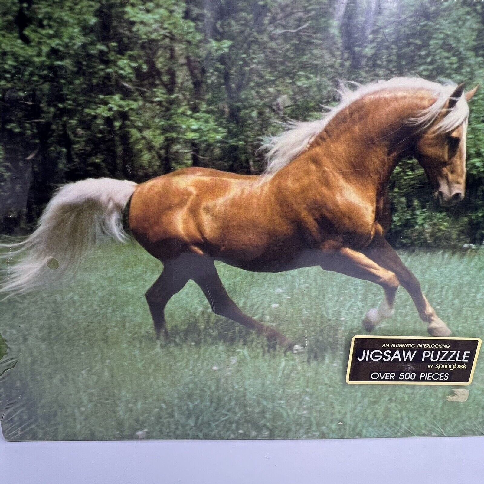 Springbok Puzzle Untamed Beauty Galloping Horse 1981 Vintage 500 Pieces ...
