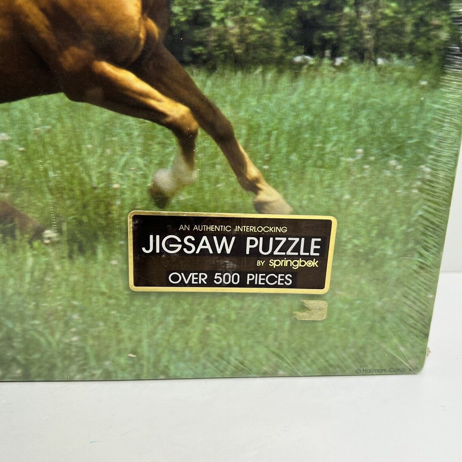 Springbok Puzzle Untamed Beauty Galloping Horse 1981 Vintage 500 Pieces ...