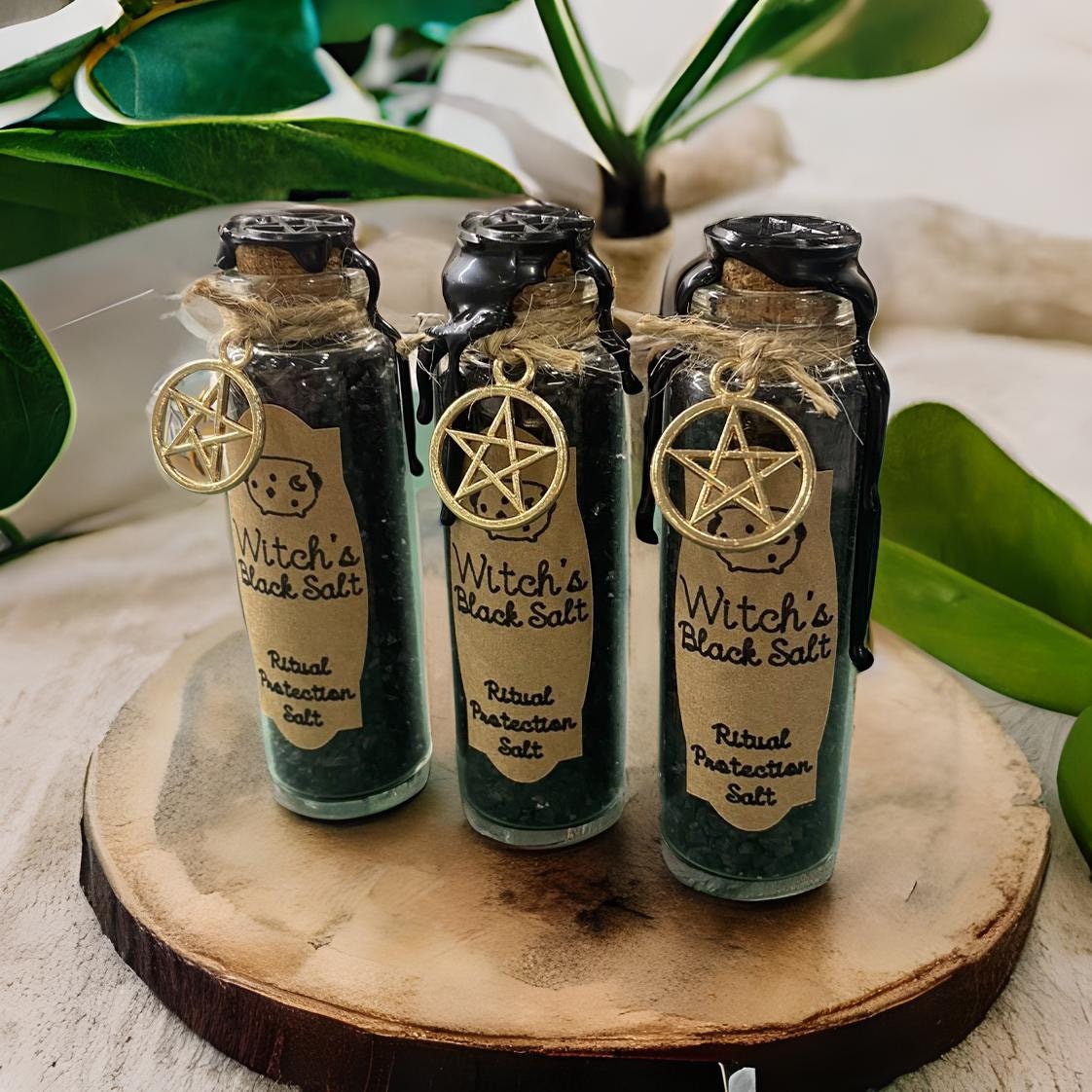 Black Salt Protection Salt Ritual Salt Witches Salt - Etsy