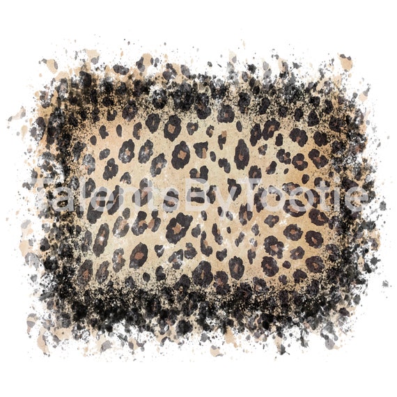 Distressed Leopard PNG - Etsy