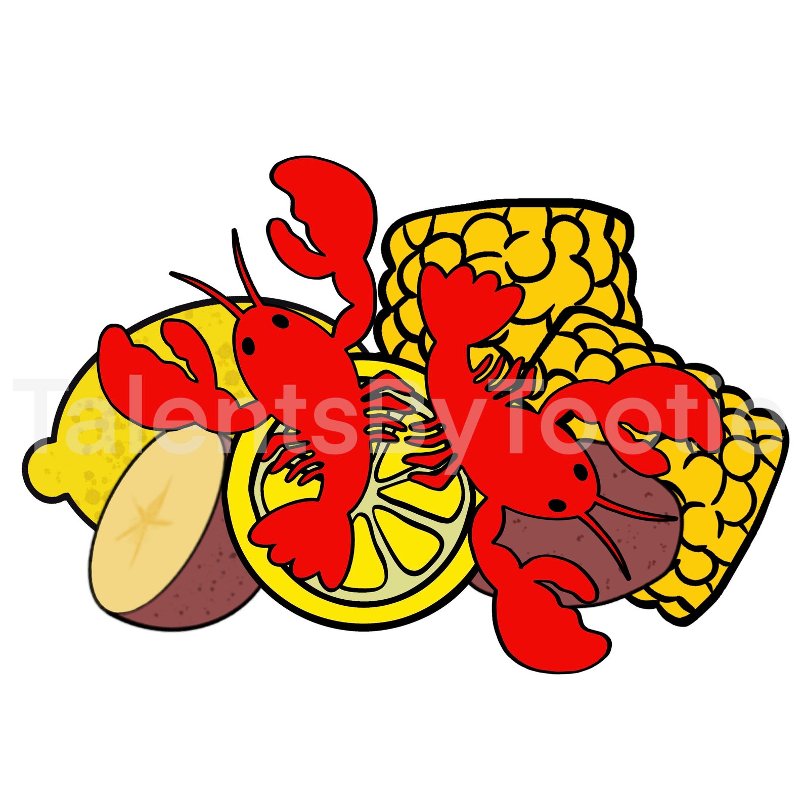 Crawfish Boil PNG File - Etsy