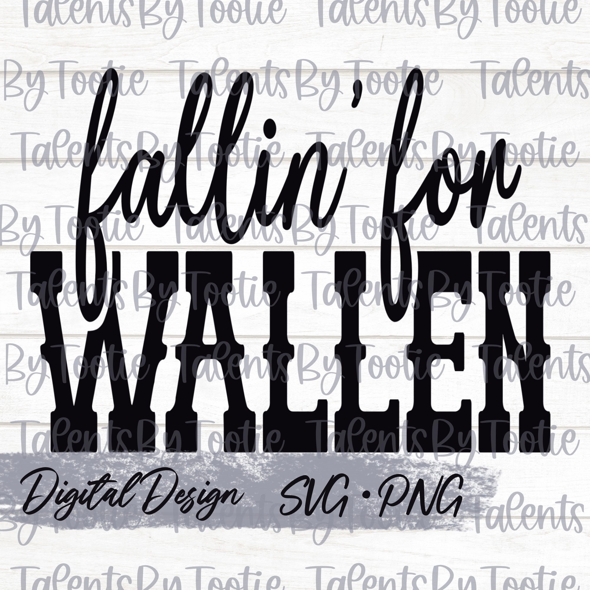 Fallin Wallen PNG & SVG - Etsy Canada
