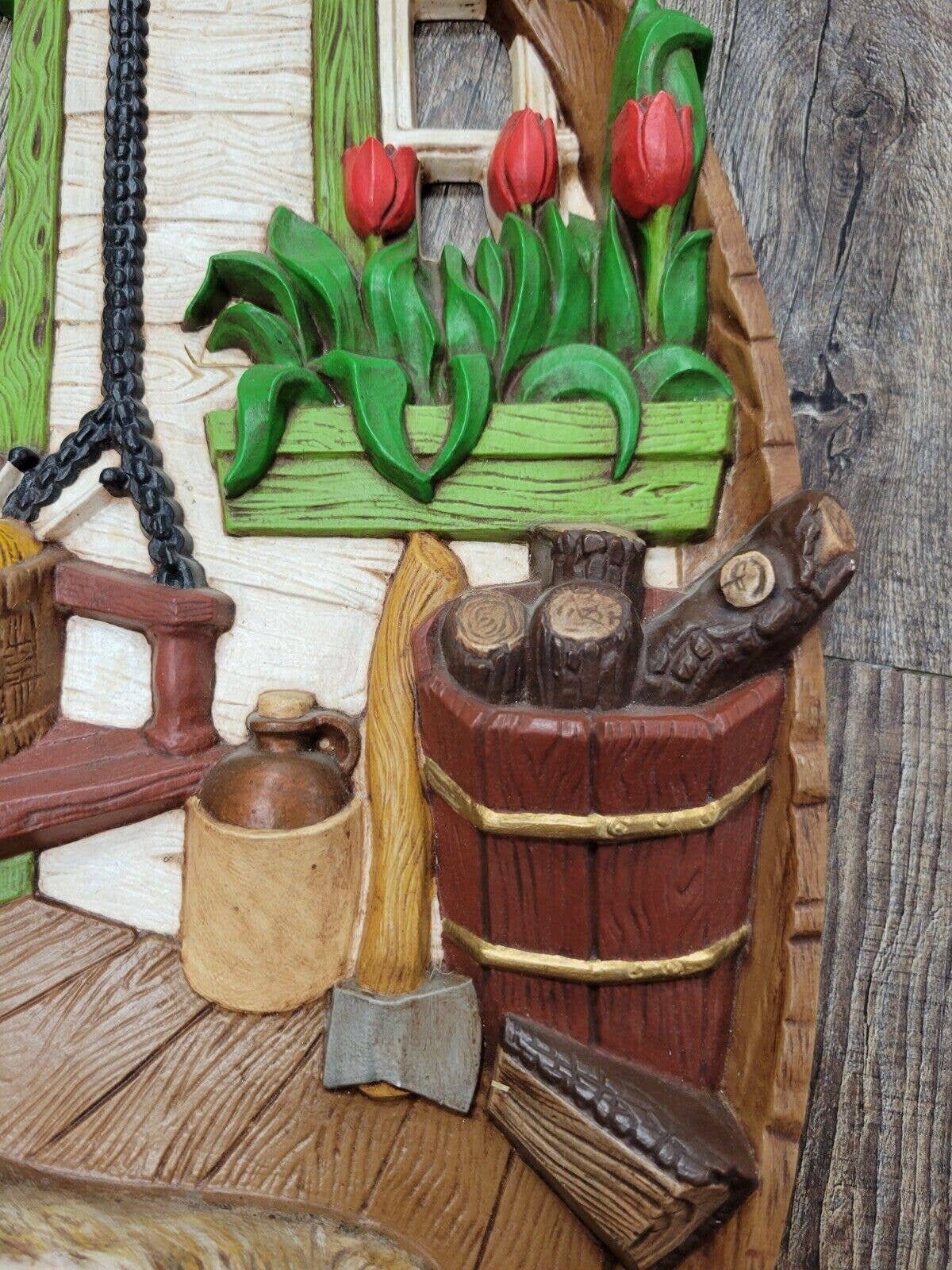 1970s High Bridge Mold Ceramic Country Porch Oval 3D Hand - Etsy