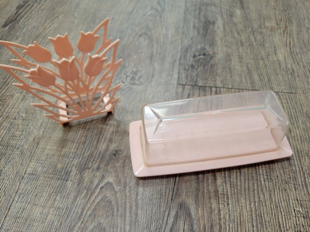 Vintage DEKA 100 MCM Kitsch Light Pink 1960s 1970s Butter - Etsy