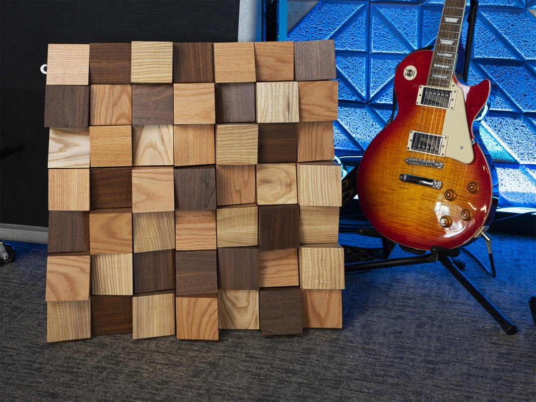 SENS | Acoustic - 49 Wooden Diffuser, 3D Acoustic Diffuser Panel, Sound ...