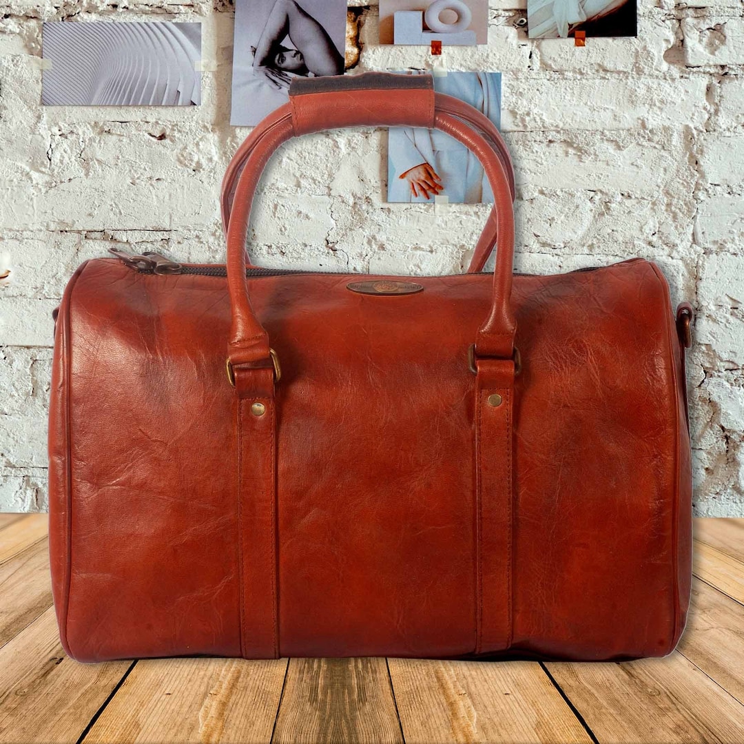 Leather Weekender, Duffle Bag, Leather Weekend Bag, Carry on Luggage ...