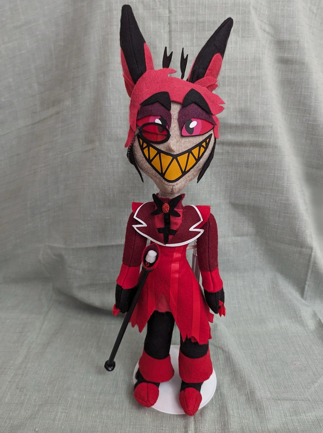 Alastor Inspired Plush Doll MADE TO ORDER - Etsy