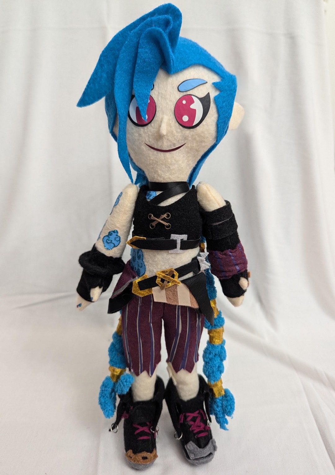 Jinx Inspired Plush Doll - Etsy