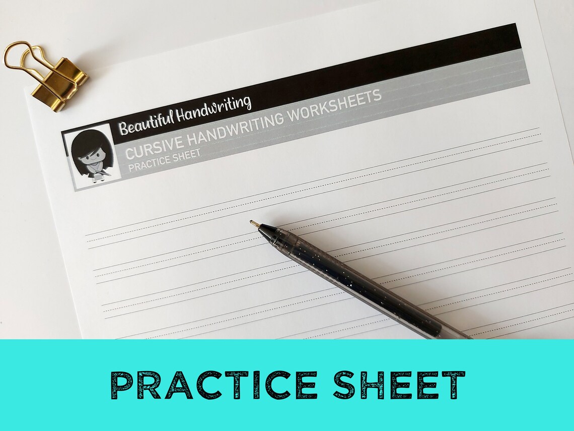 Script Font Hand Lettering Calligraphy Practice Handwriting Lettering ...