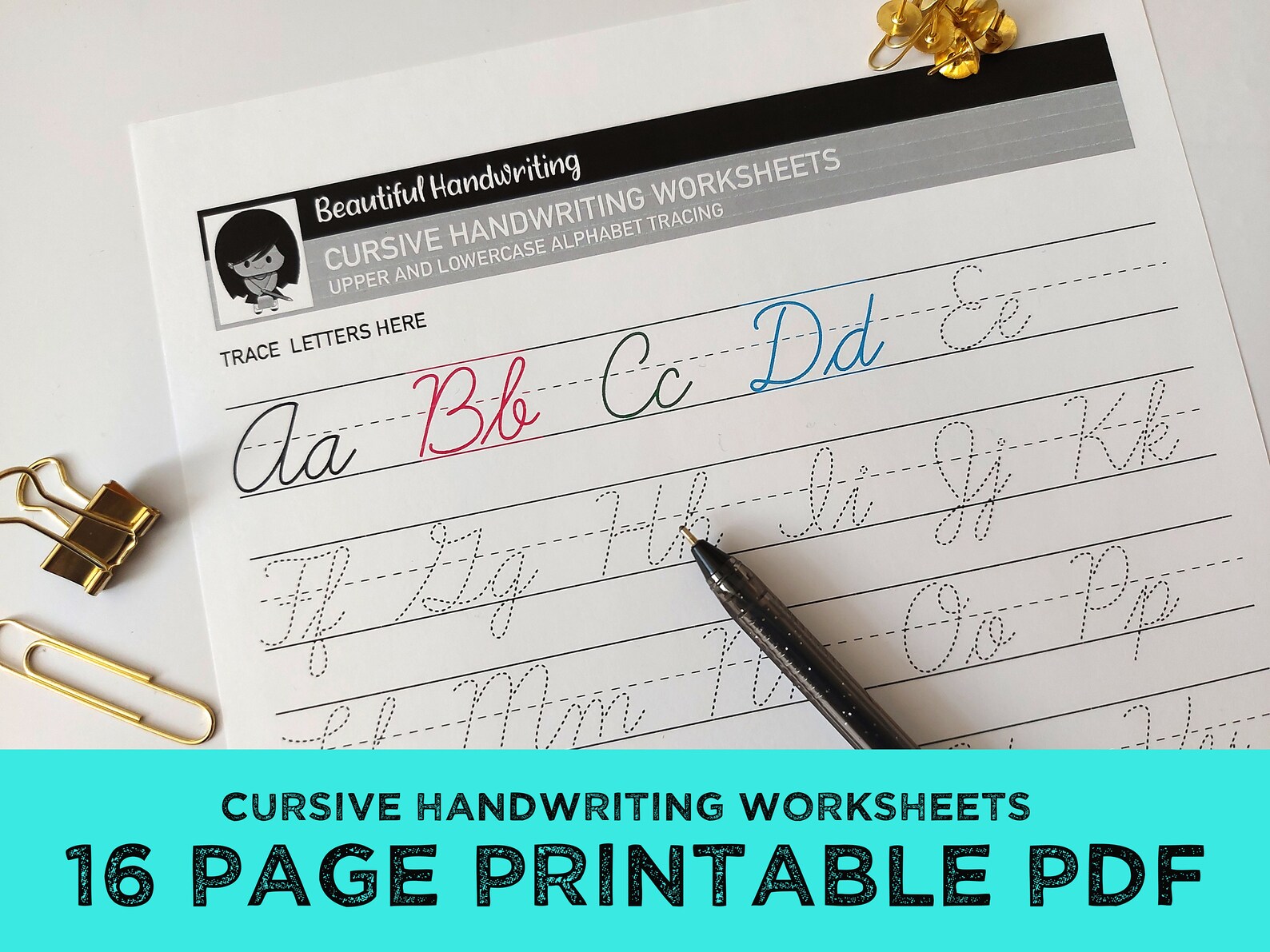 Script Font Hand Lettering Calligraphy Practice Handwriting Lettering ...