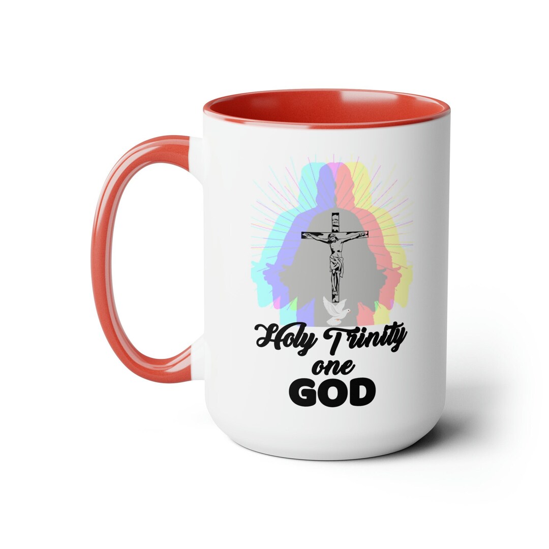 Holy Trinity One God -two-tone Coffee Mugs, 15oz - Etsy