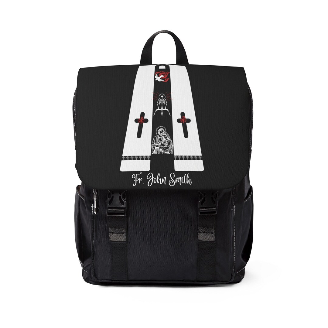 Personalized Backpack for Priest, Priest Backpack, Catholic Backpack ...