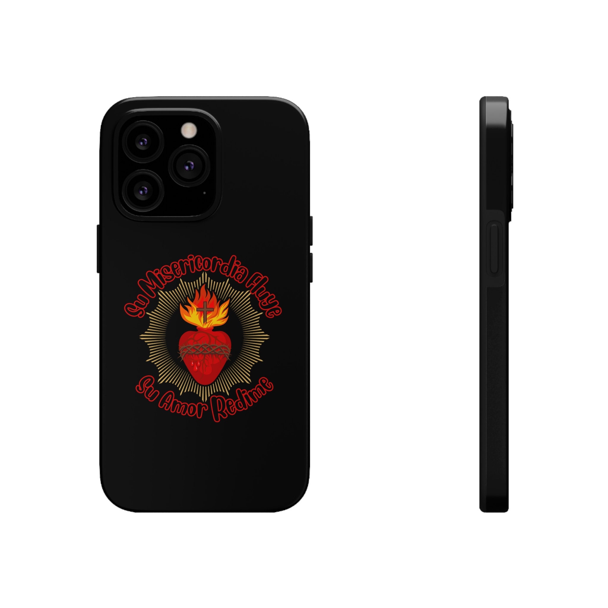 Sacred Heart Phone Case, Spanish - Etsy