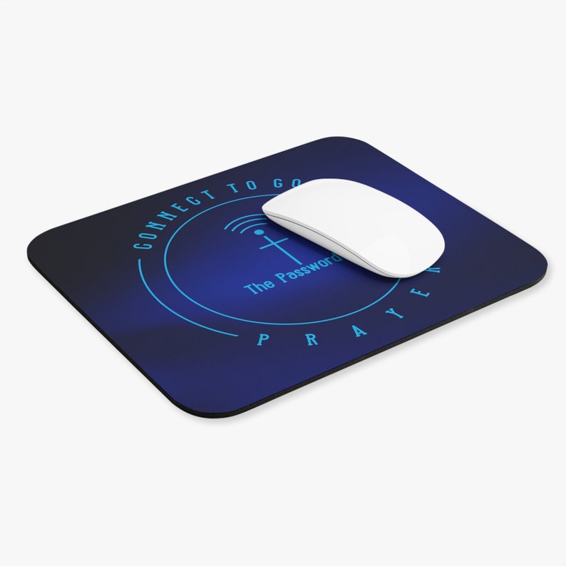 Connected to GOD Mouse Pad rectangle - Etsy
