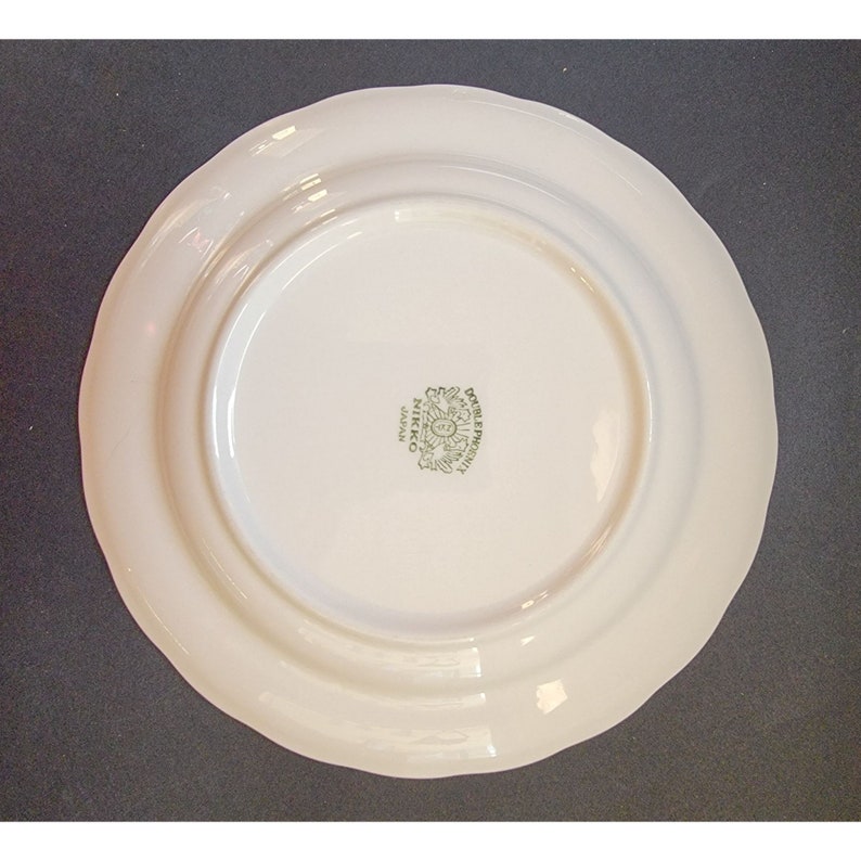 NIKKO Double Phoenix Ming Tree Blue Salad Plate - Etsy