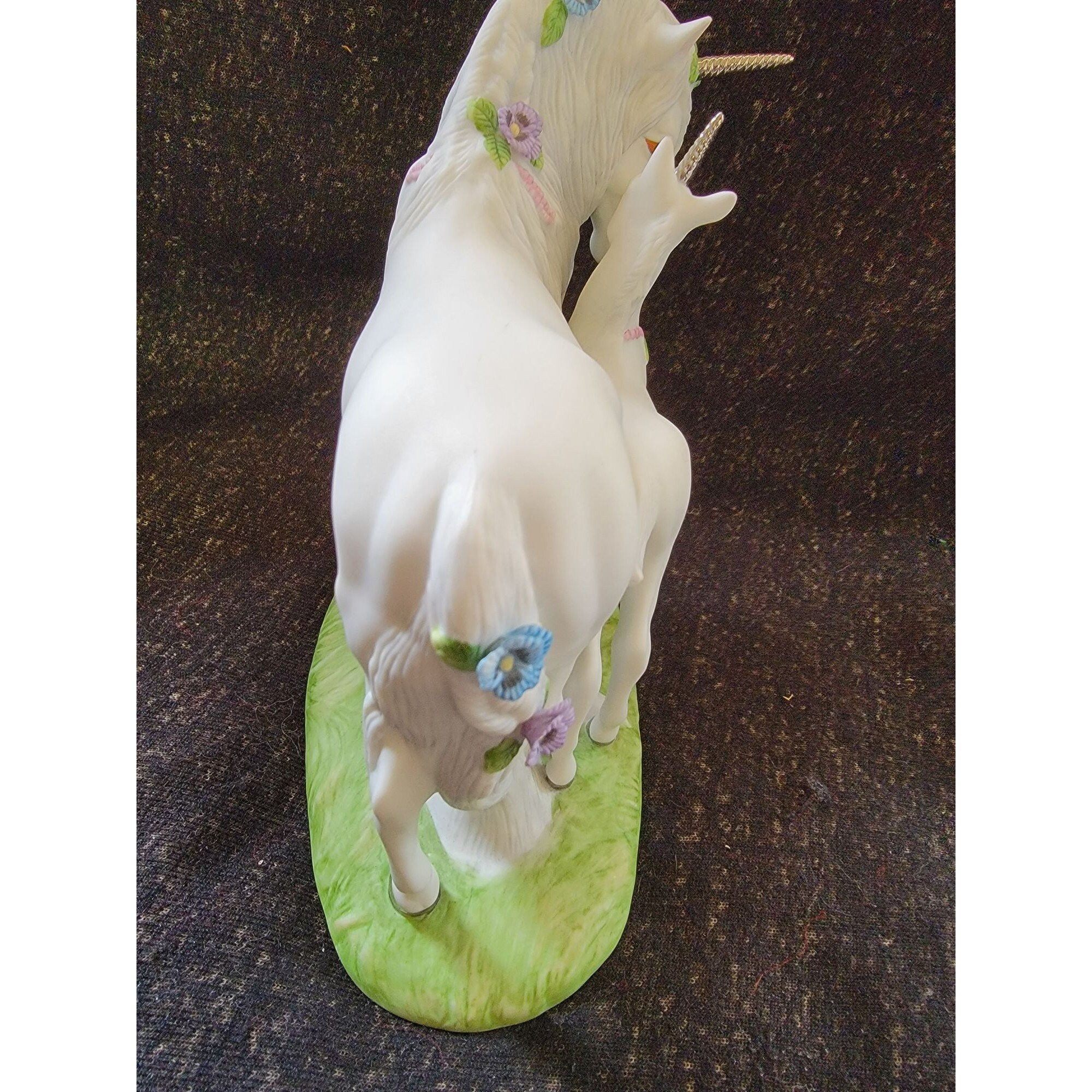 Princeton Gallery "love's Devotion" Porcelain Unicorn & Fawn - Etsy