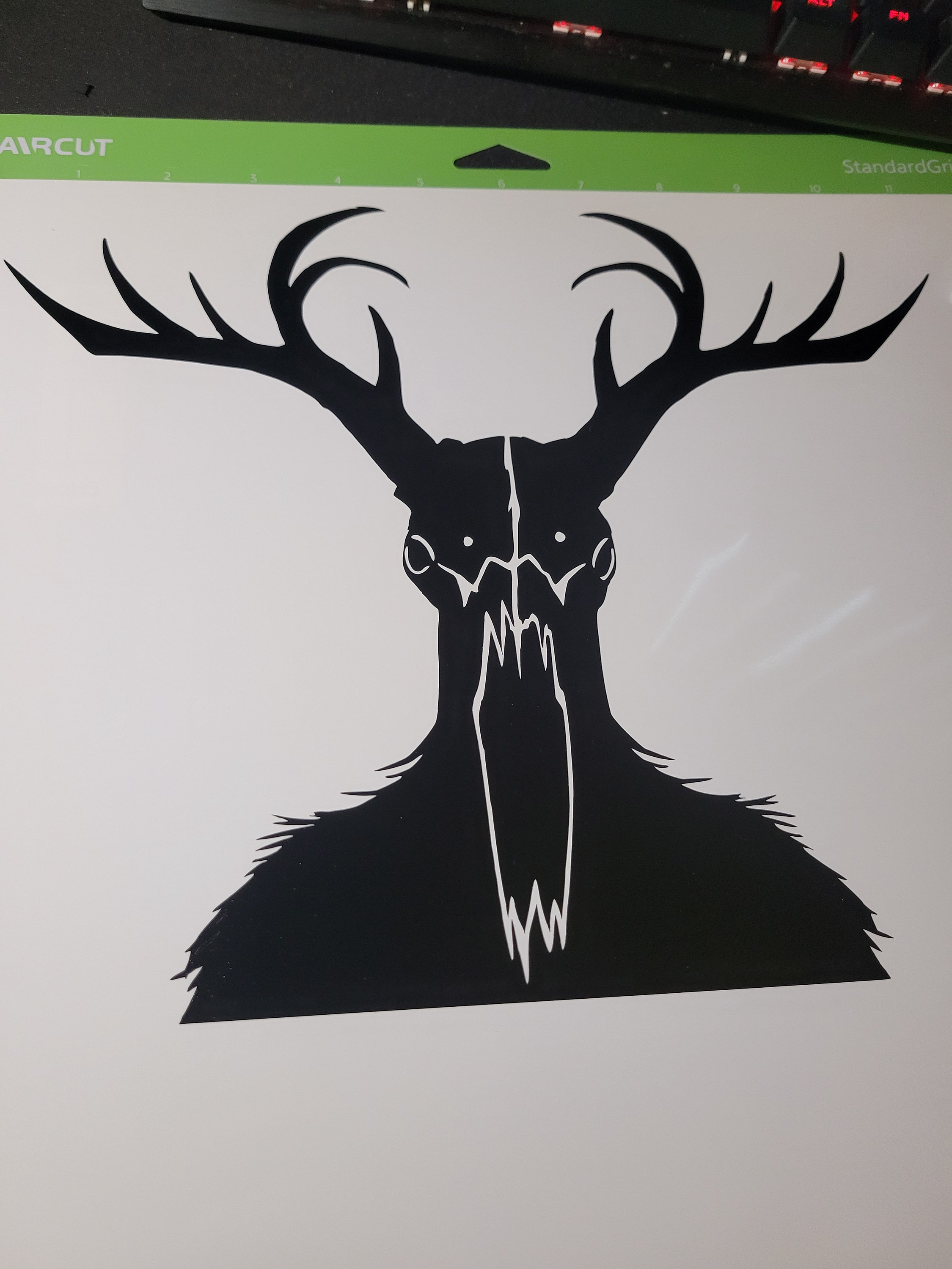 Cryptid Wendigo Vinyl Sticker Waterpoof Decal for Cars, Windows ...