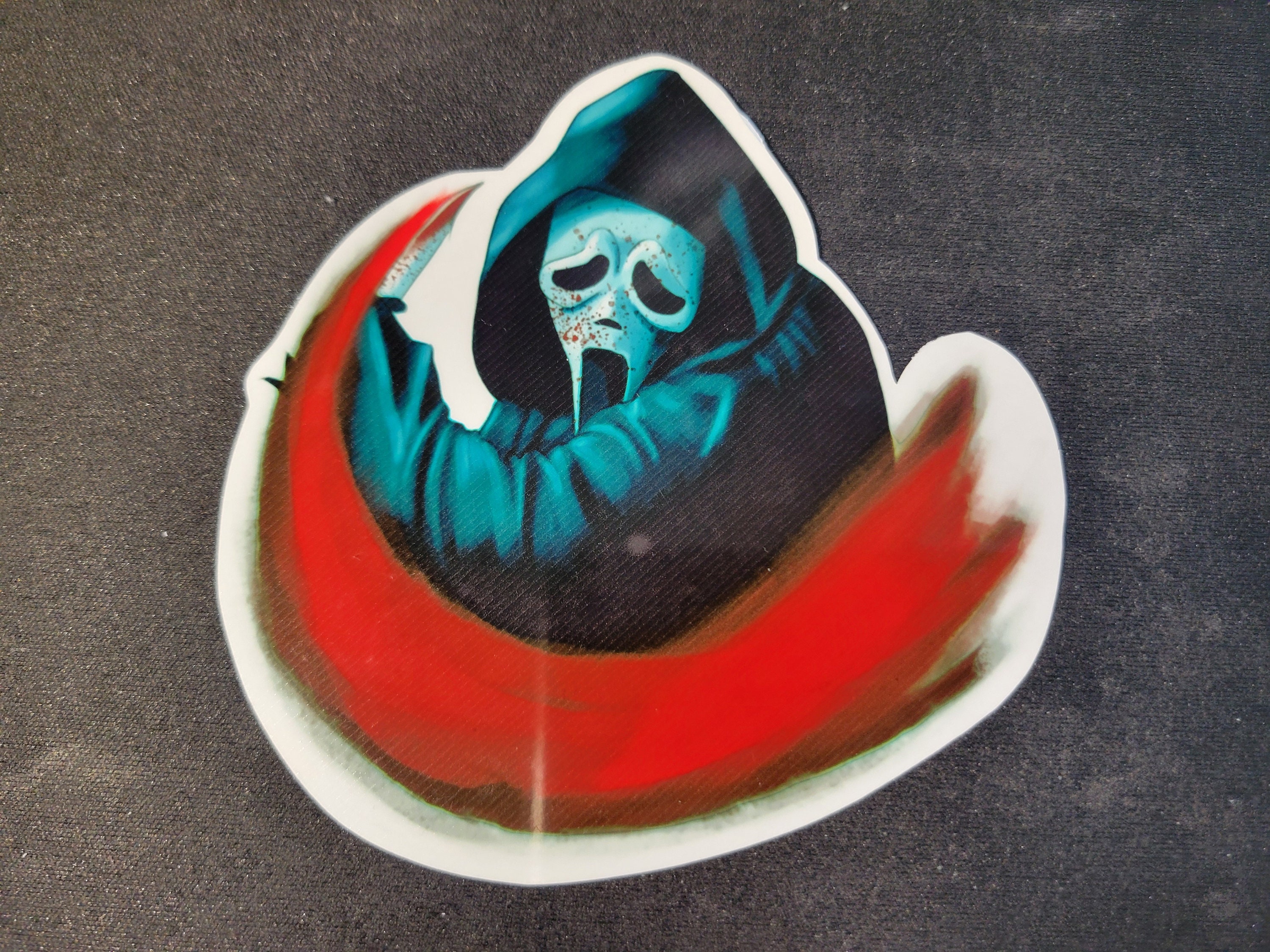 Ghostface Sticker Waterproof Vinyl Decal Custom. - Etsy