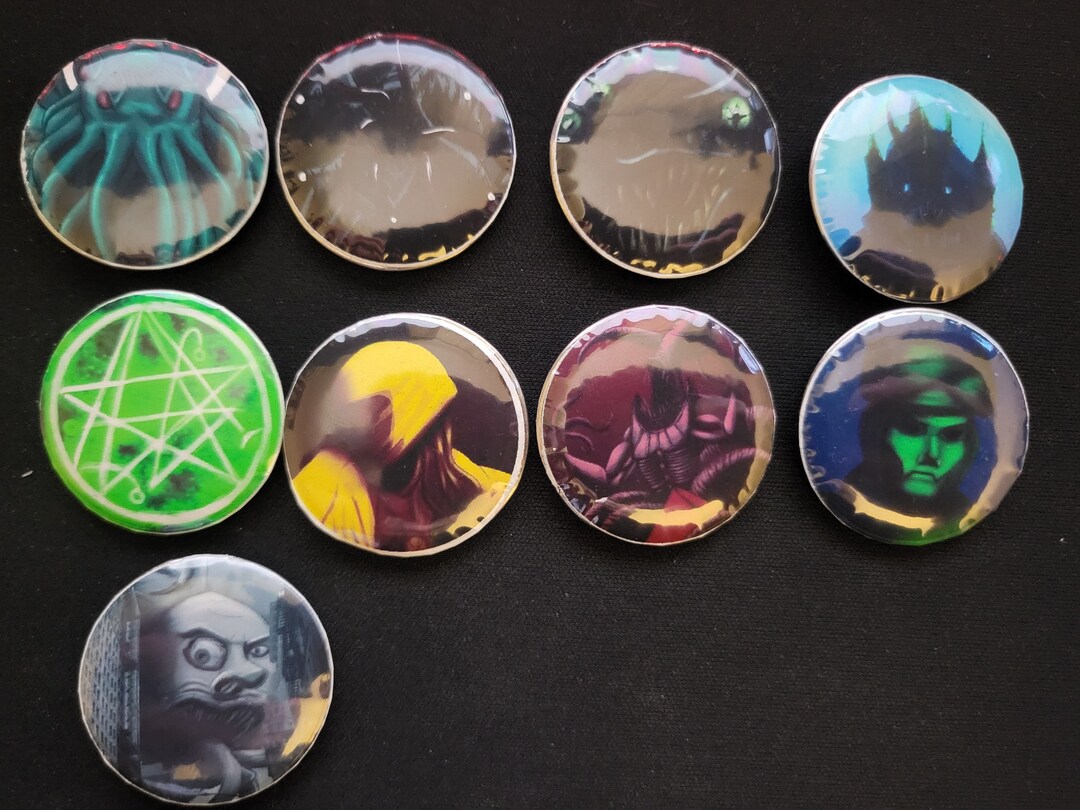 Lovecraftian Horror Backpin Buttons - Etsy