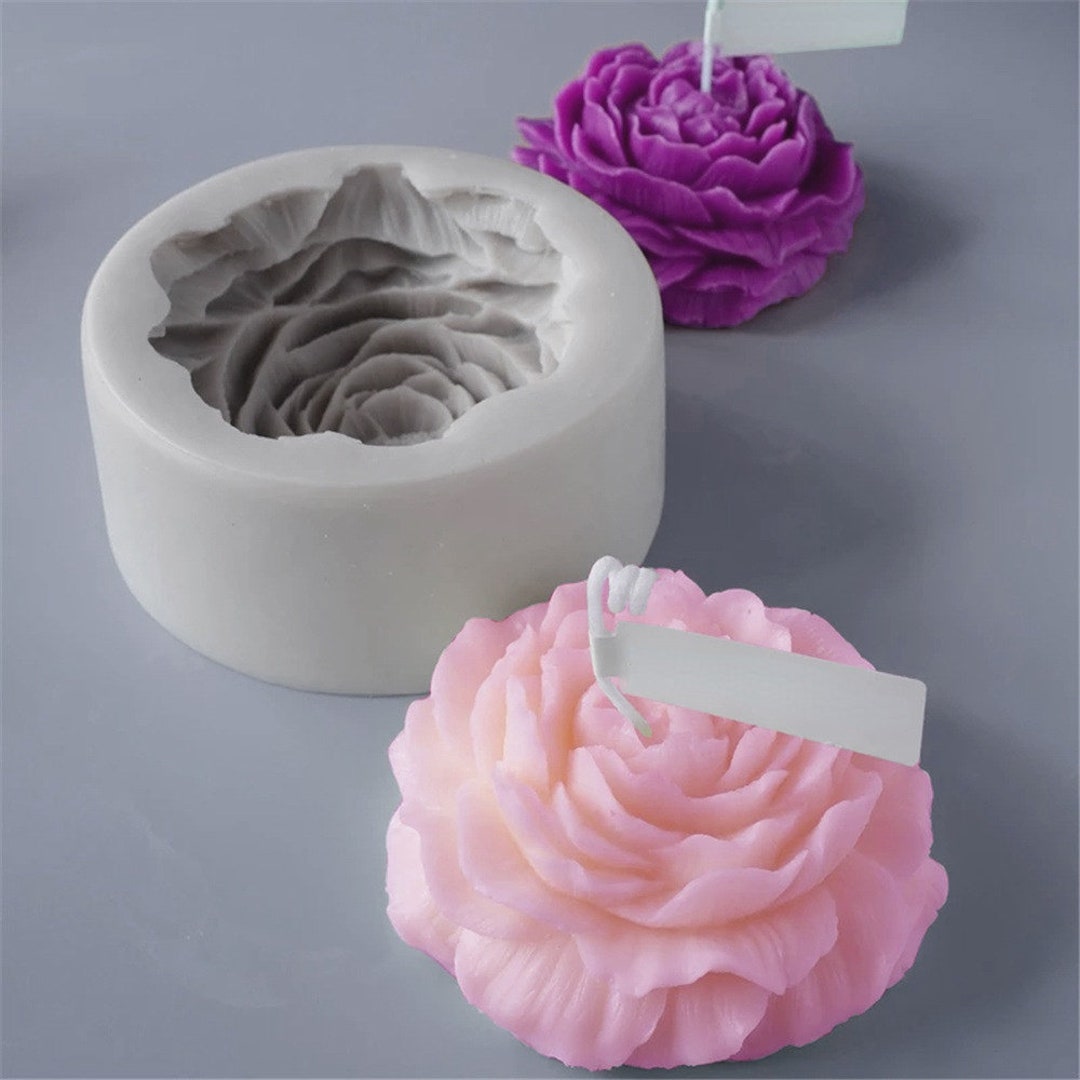 Flower Silicone Mould, Cute Little Candle Mold, Candle DIY Crafts ...