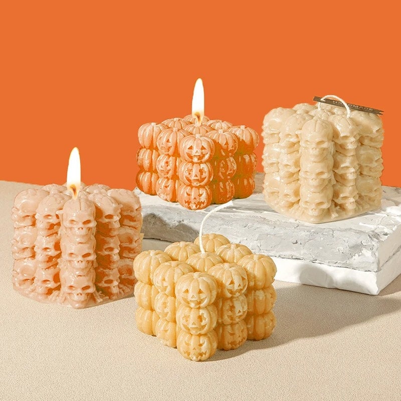 Rubik's Cube Candle - Etsy