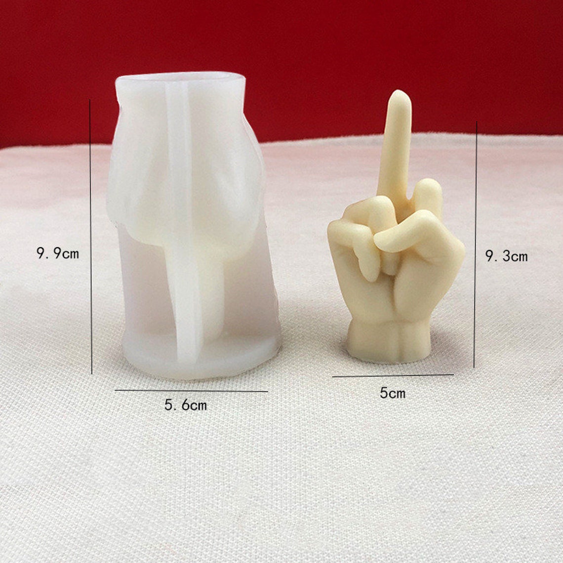 Middle Finger Silicone Mould Hand Candle Mold Candle DIY - Etsy