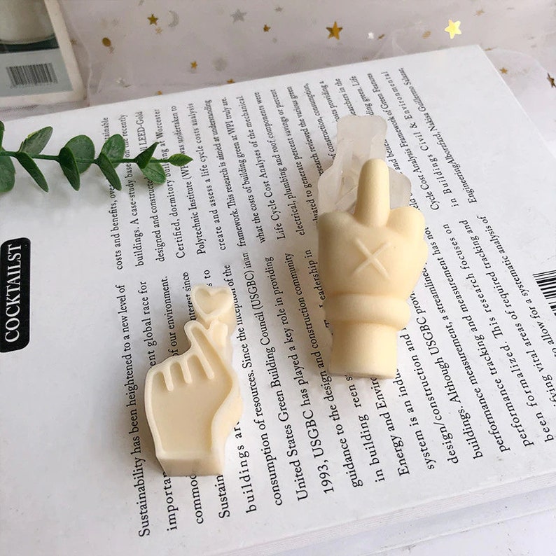 Middle Finger Silicone Mould Hand Candle Mold Candle DIY - Etsy