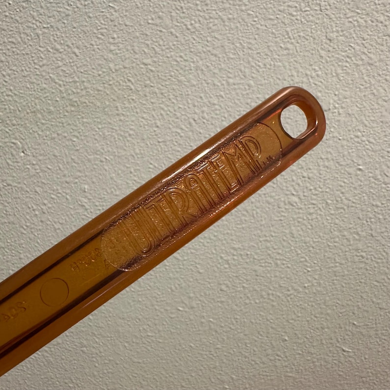 Vintage Robinson Knife Co. Ultratemp Amber Slotted Spoon & Spatula Set ...