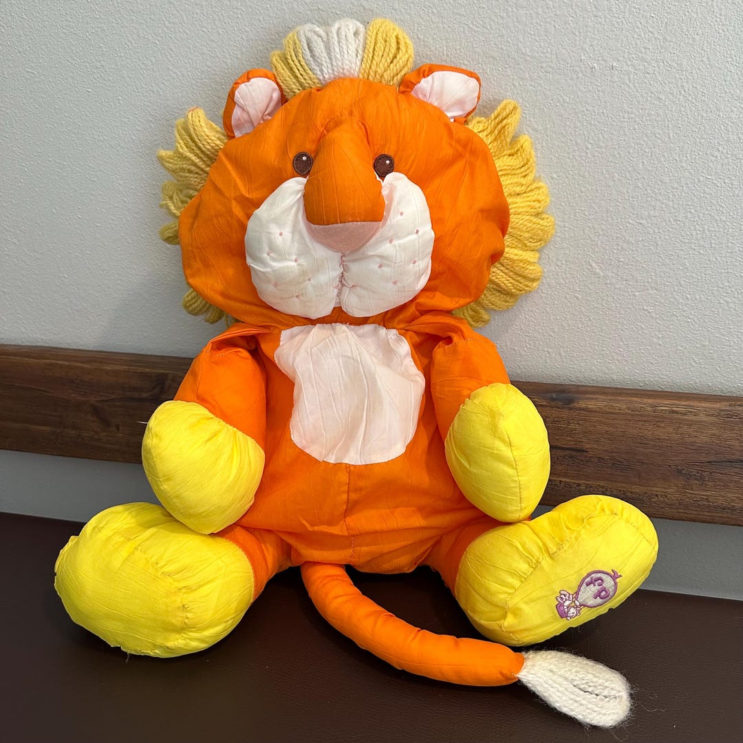 Vintage 1987 Fisher-price Wild Puffalumps Lion Plush - Etsy