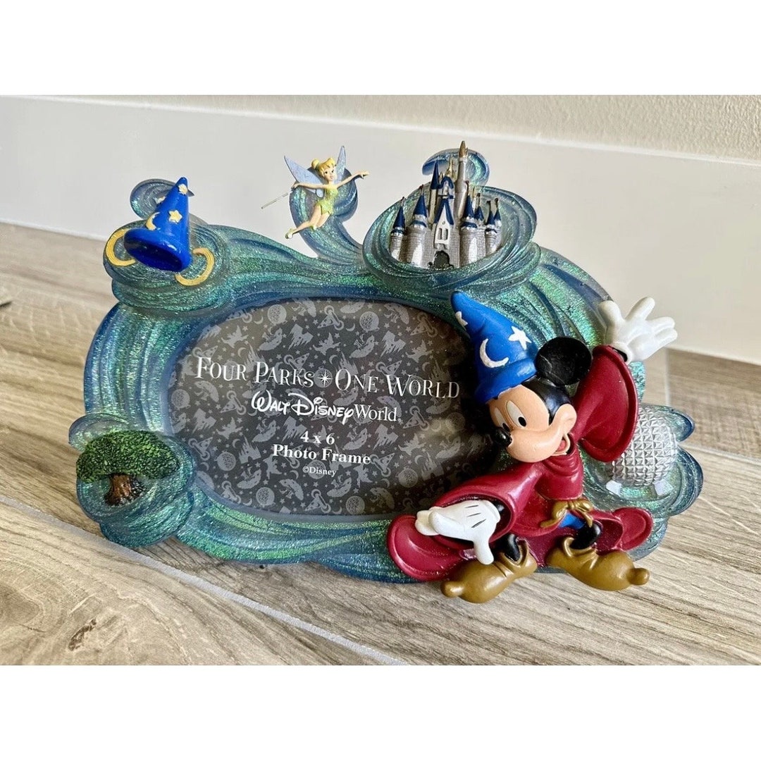 Walt Disney World 4x6 Picture Frame Four Parks One World - Etsy