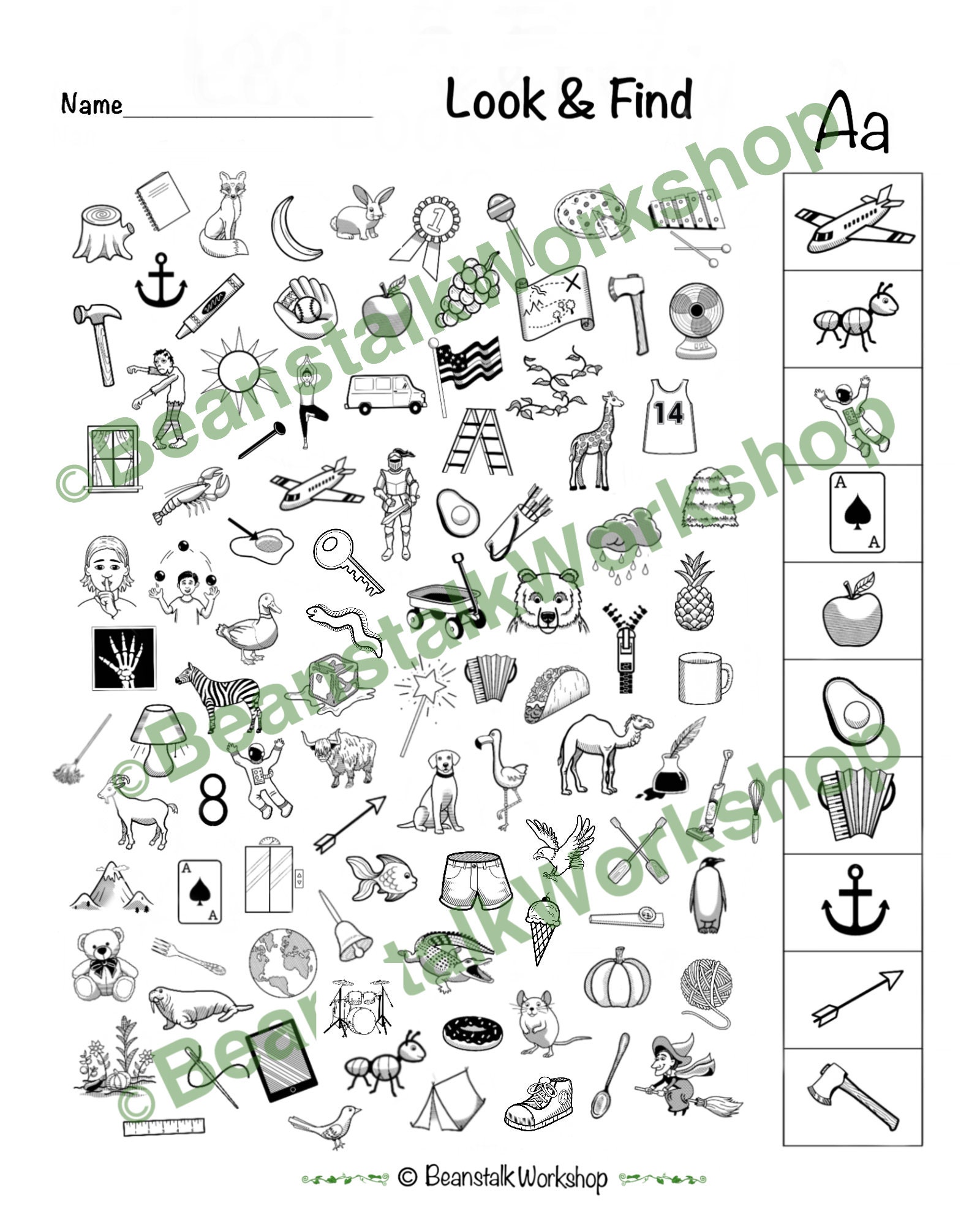 Phonics Look & Find Bundle Pack - Etsy