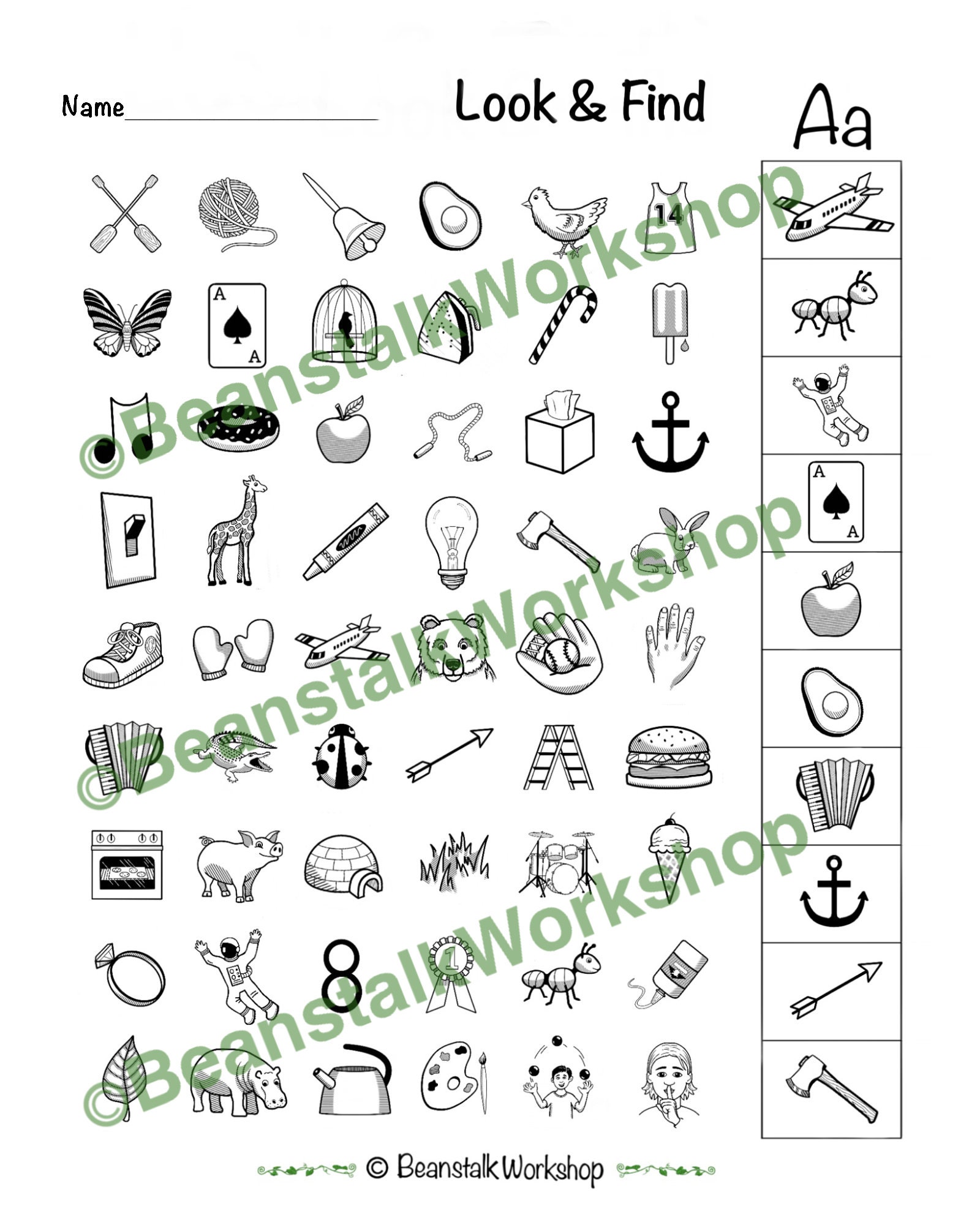 Phonics Look & Find Bundle Pack - Etsy