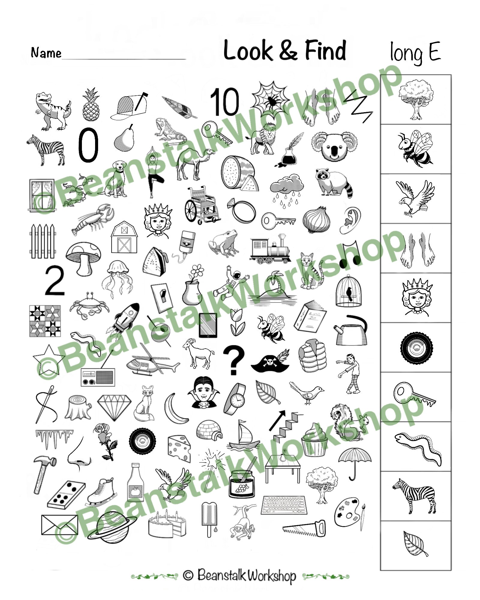 Phonics Look & Find Bundle Pack - Etsy