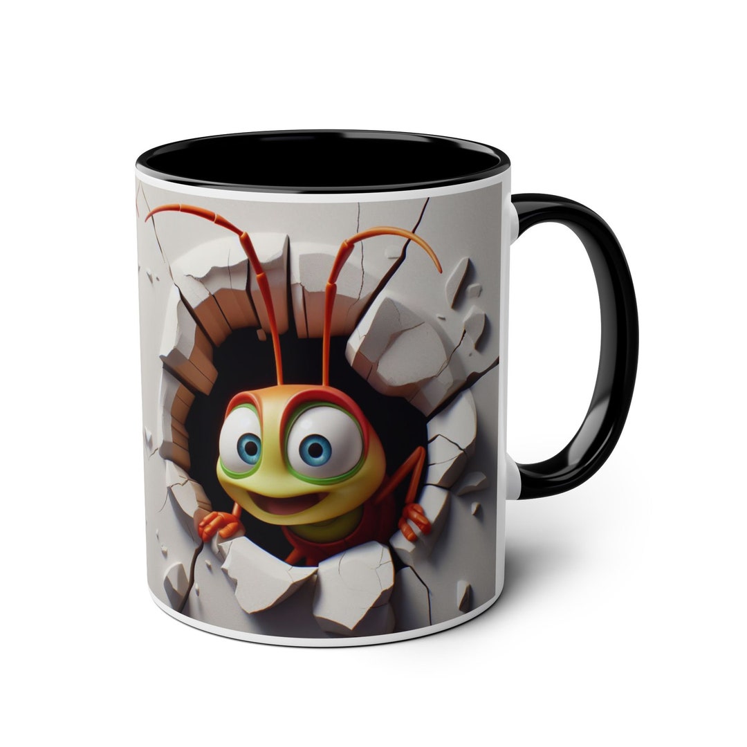 A Bug's Life Flik Graphic Print Two-tone Coffee Mugs, 11oz - Etsy