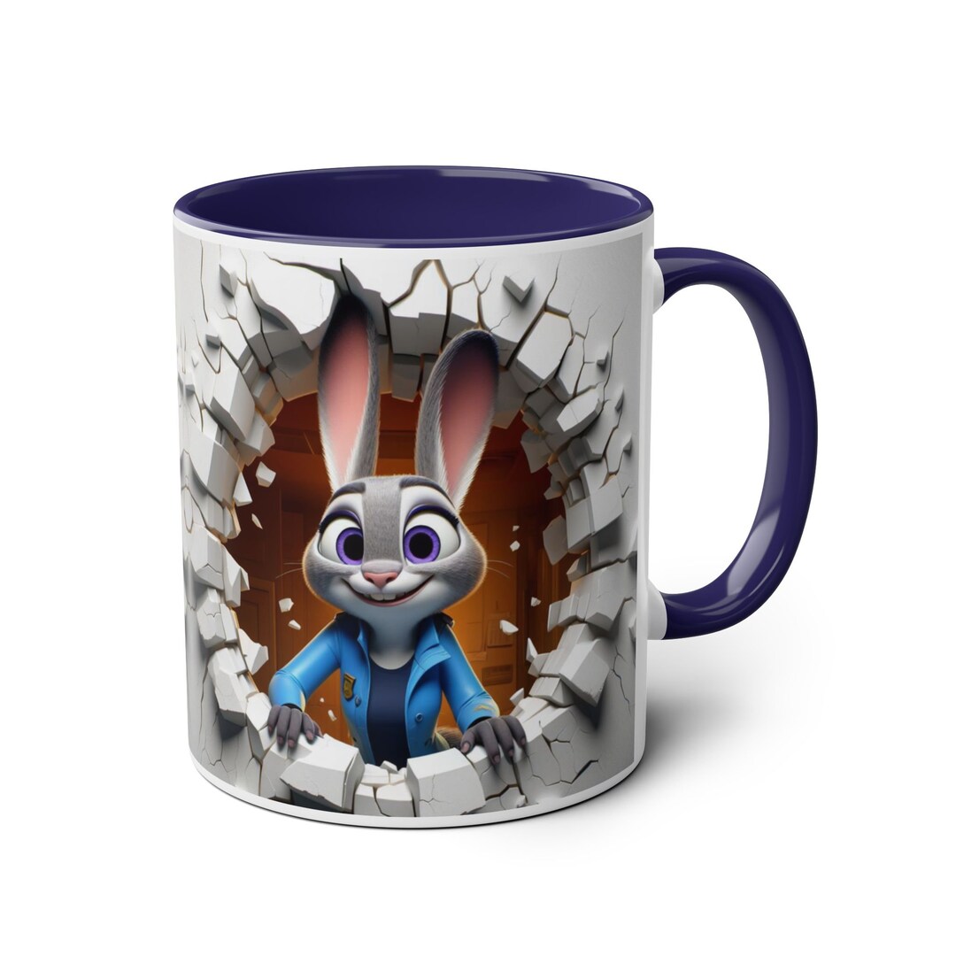 Zootopia Judy Hoppstwo-tone Coffee Mugs, 11oz - Etsy