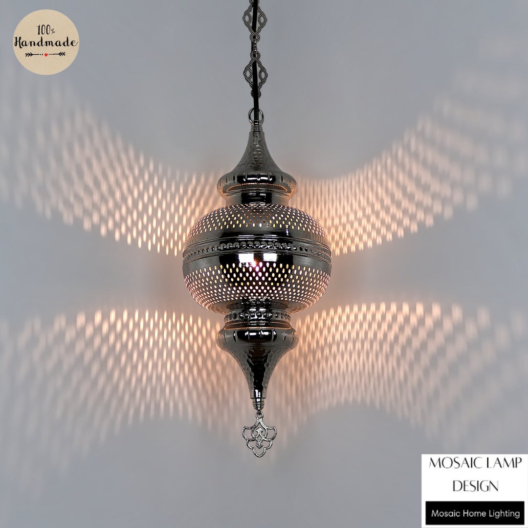 Living Room Moroccan Hanging Night Light - Etsy